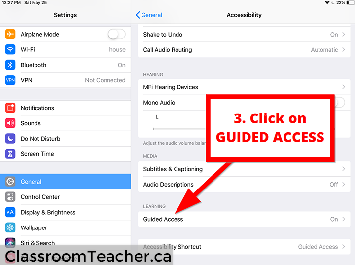 How to lock your iPad screen so students can only use 1 specific app